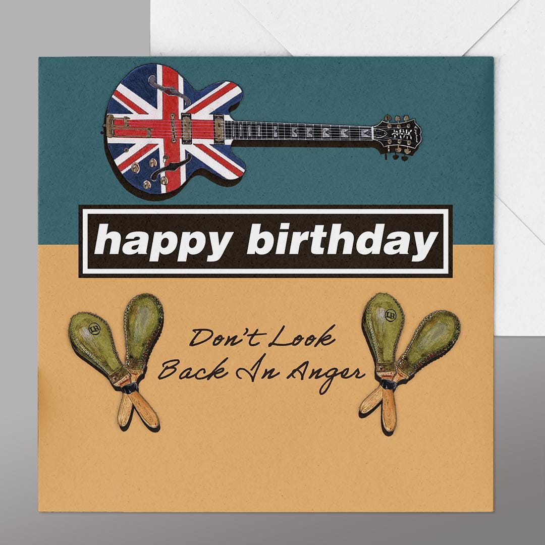 Oasis Birthday Card, Oasis Card, Birthday Oasis Card - Etsy UK