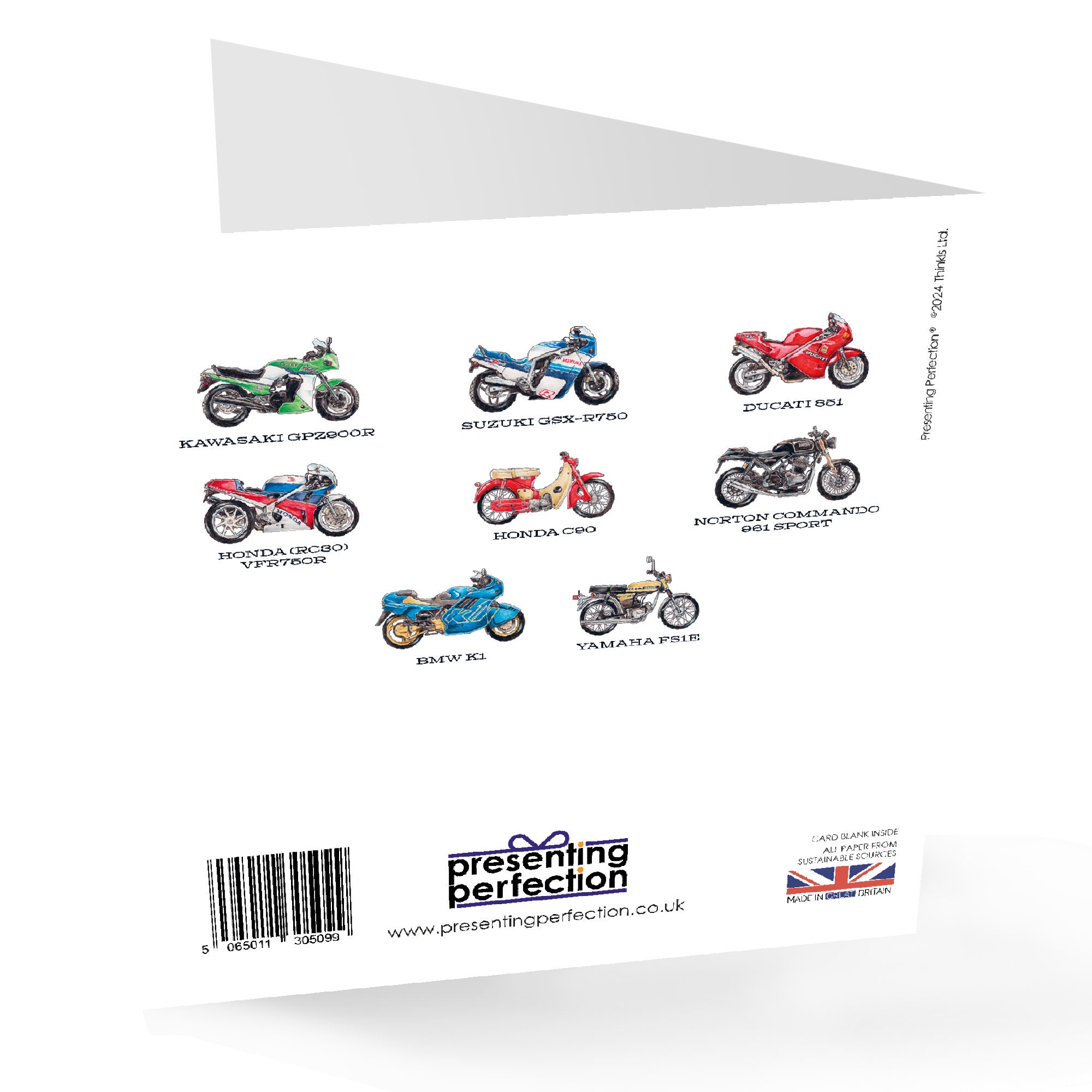 Funny Motorbike Birthday Card, Painted by a Biker for Bikers, Funny ...
