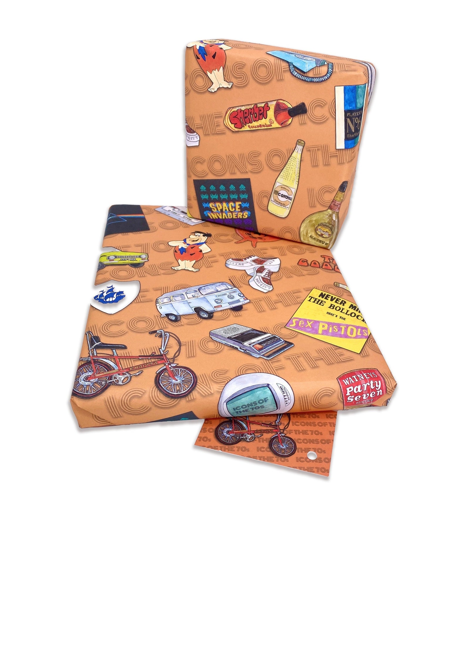 1970's Retro Gift Wrap.wrapping Paper for Men,women Wrap, 50th ...