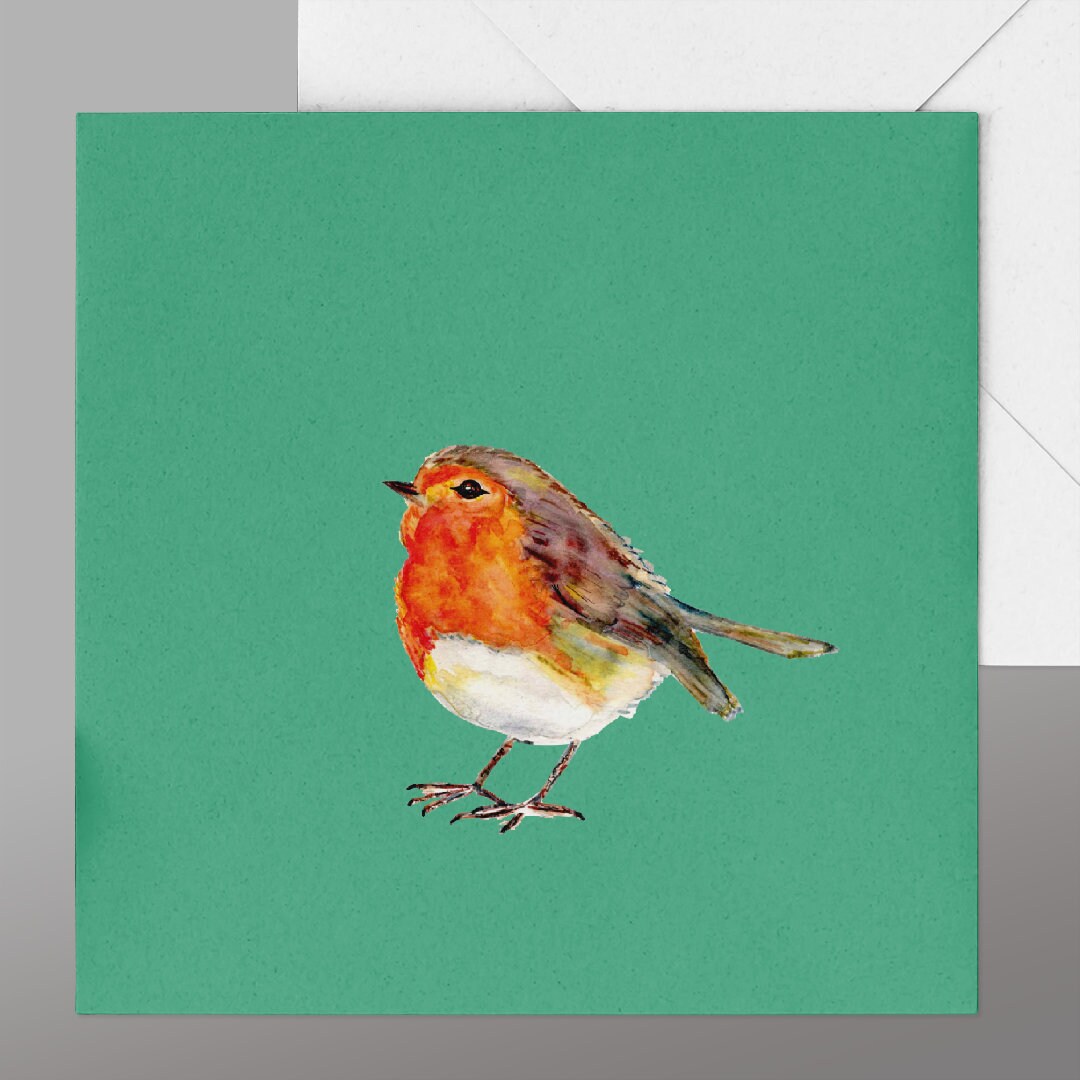 Cute Robin Card. This Watercolour Robin Will Make Someone Smile. Great ...