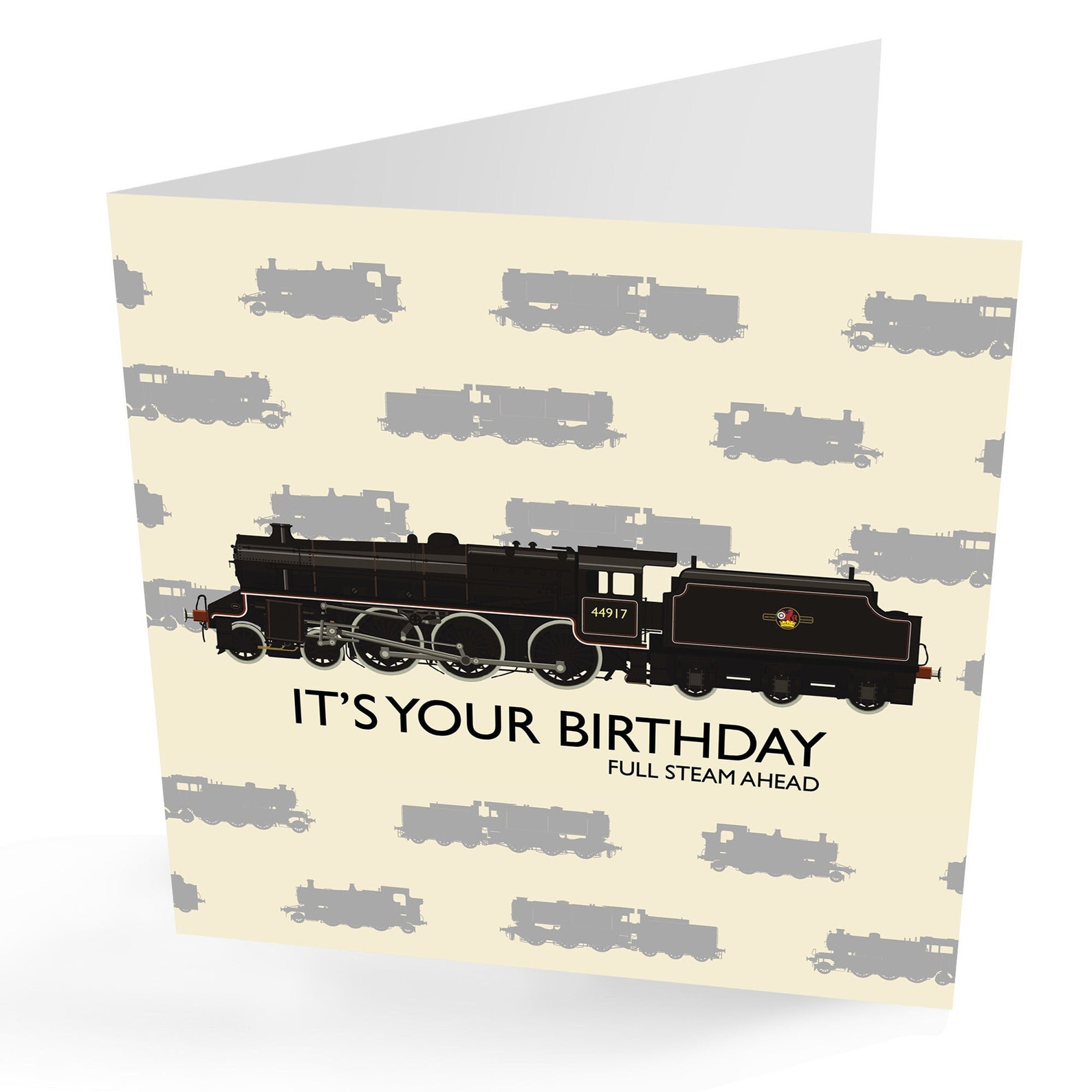 Steam Train Birthday Card. Classic Locomotive 'it's - Etsy UK