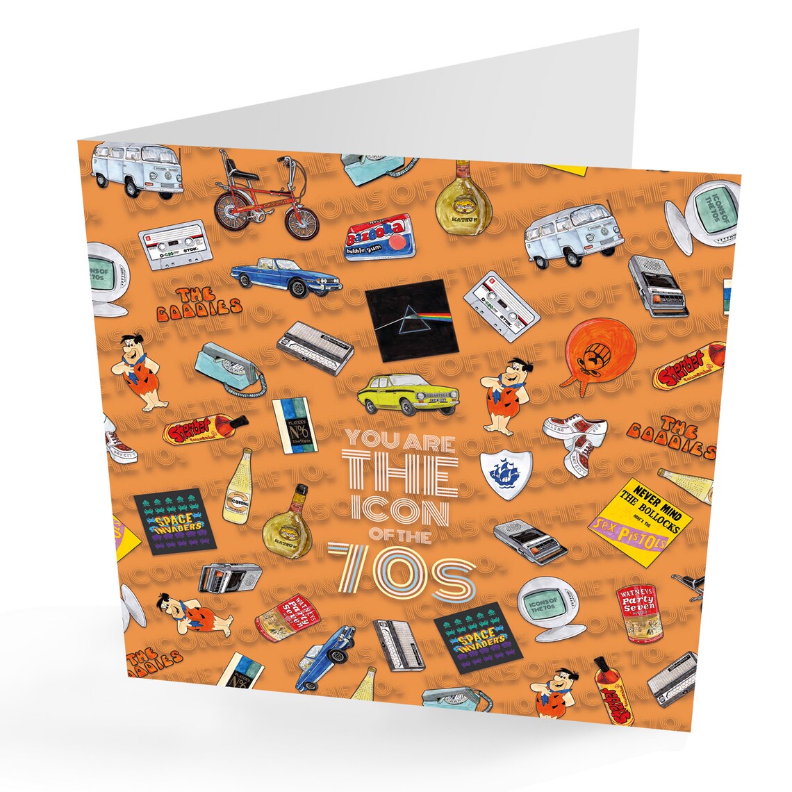 1970's You Are THE Icon of the 70's Retro Card. - Etsy