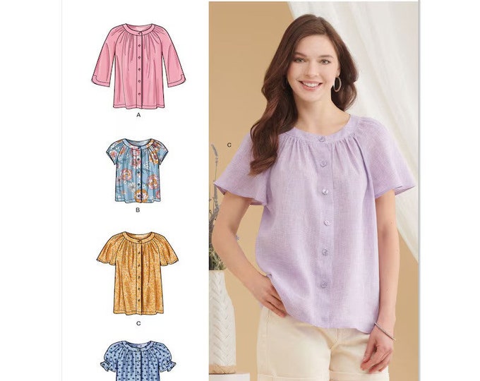 Misses Tops - Simplicity Sewing Pattern S9782 - Etsy