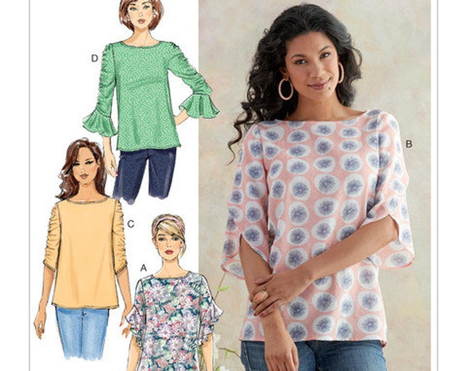 Misses' Top Butterick Easy Sewing Pattern B6687 - Etsy
