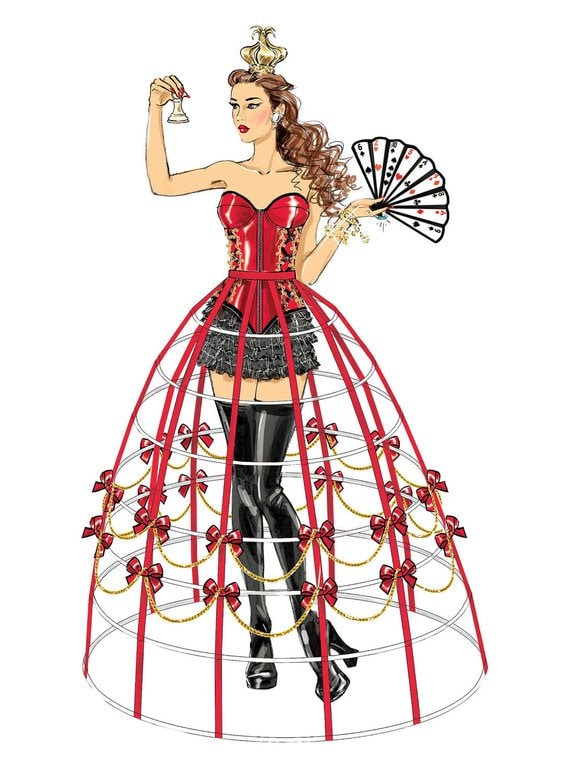 Corsets, Hoop Skirts, Collar, Crown Cosplay/costume - Mccall's Sewing ...