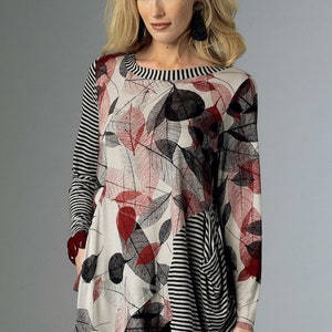 OUT OF PRINT - Misses' Asymmetrical-detail Tunics - Butterick Sewing ...