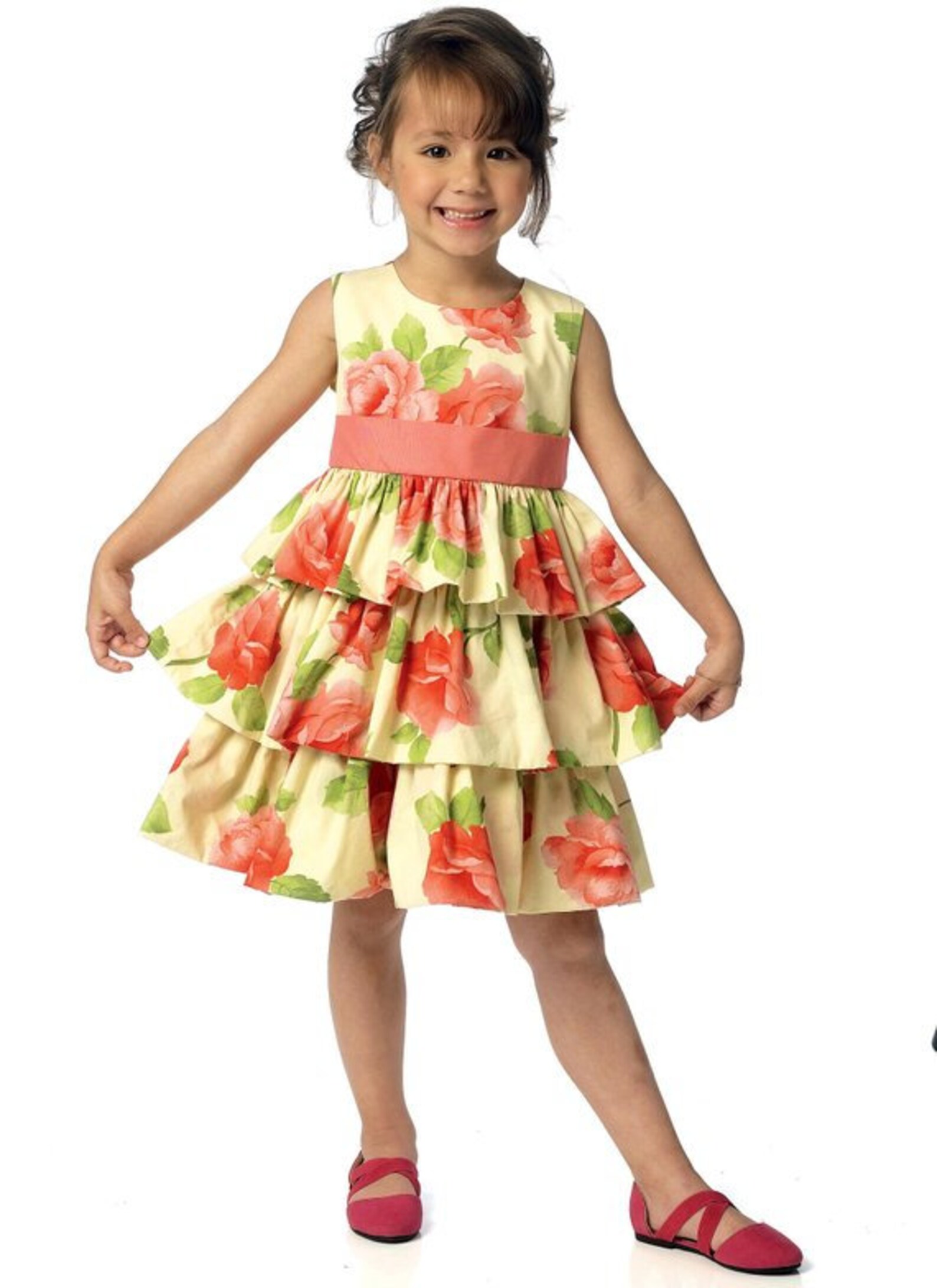 Children's/girls' Gathered-waist Dresses Butterick - Etsy