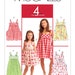 Children's/girls' Raised-waist Dresses - Mccall's Sewing Pattern M5613 ...