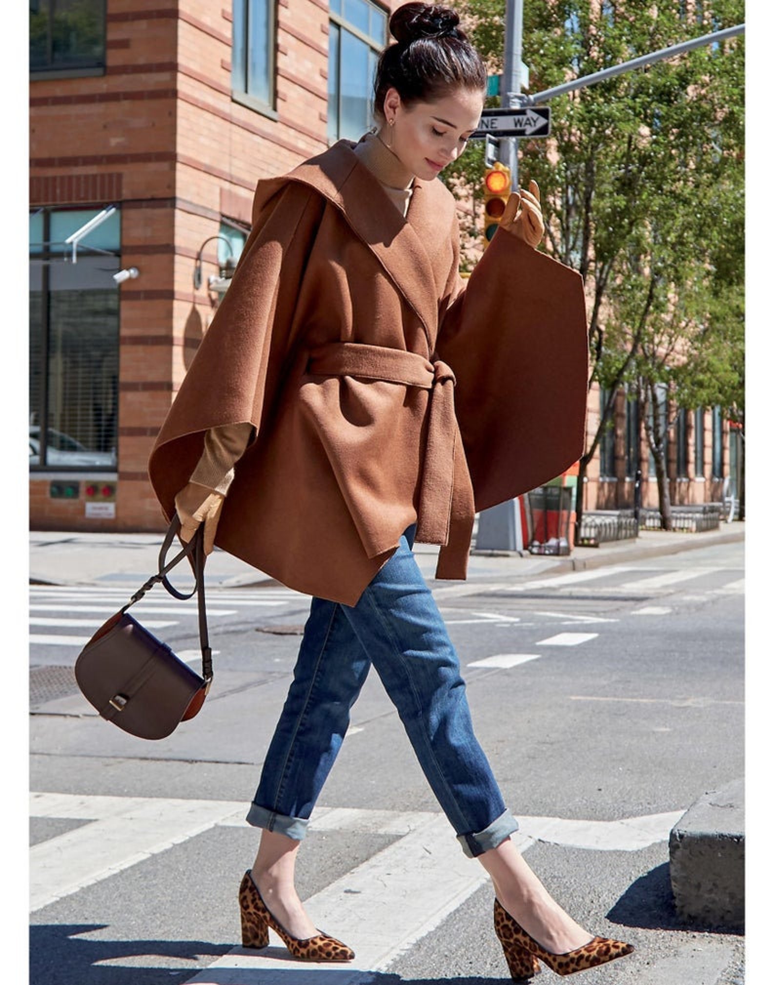 Misses' Tie Front Capes and Belt With Hood Mccall's | Etsy