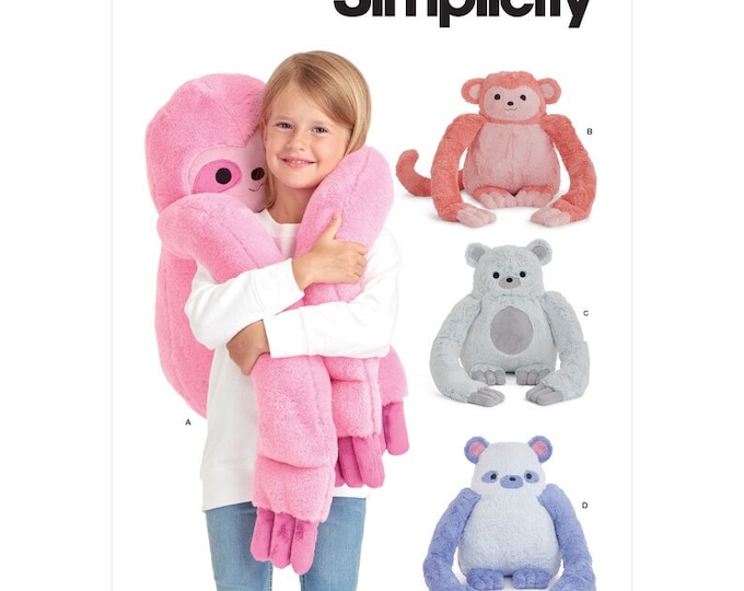 Stuffed Animals Sewing Pattern - Bear, Bunny, Dog Stuffed Animals ...