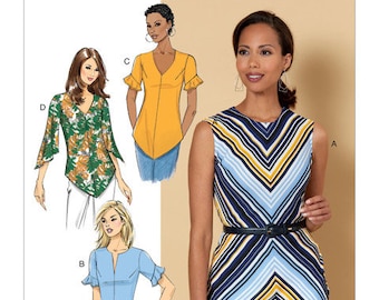 Misses' Top Butterick Easy Sewing Pattern B6687 - Etsy