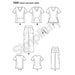 Misses'/women's Scrub Pants and Tops Plus Hat - Simplicity Easy-to-sew ...