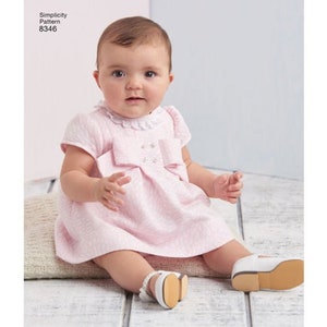 Babies' Party, Special Occasion Dress With Sleeve and Trim Variations ...