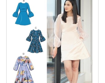 Misses' Loose-fitting Pullover Tunic and Dress Size 6-22 Mccall's Easy ...