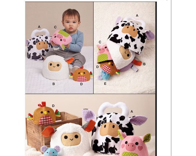 Stuffed Animals Sewing Pattern - Bear, Bunny, Dog Stuffed Animals ...