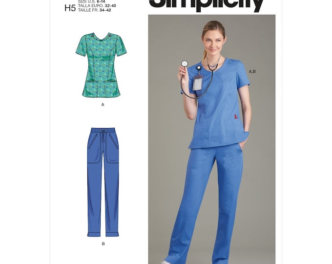 Misses' Scrubs Mccall's Sewing Pattern M8468 - Etsy