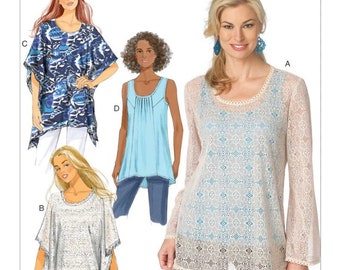 Misses' Top Butterick Easy Sewing Pattern B6687 - Etsy