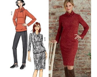 Misses' Top Butterick Easy Sewing Pattern B6687 - Etsy