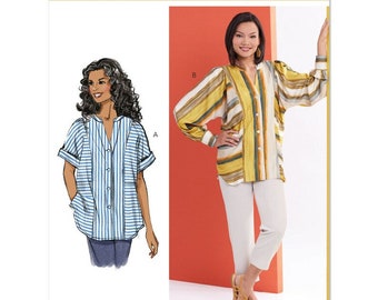 Easy to Sew Misses' Top - Butterick Sewing Pattern B6855 - Etsy