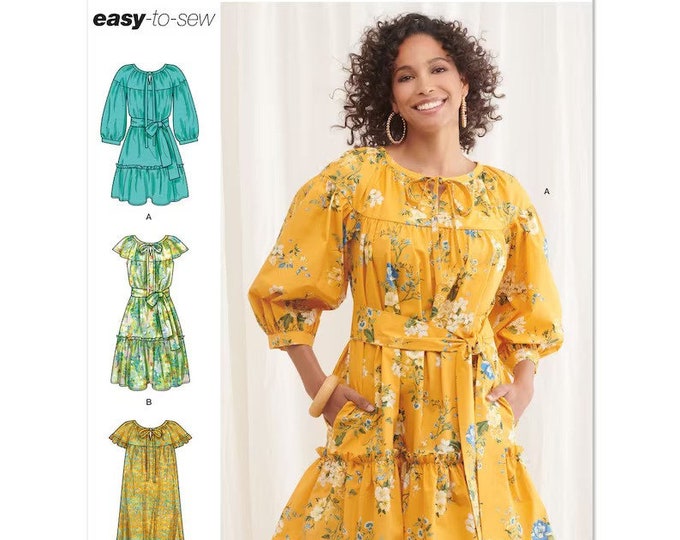 Misses’ Pants, Wrap Front Pants in Two Lengths, Wide Leg Pants or ...