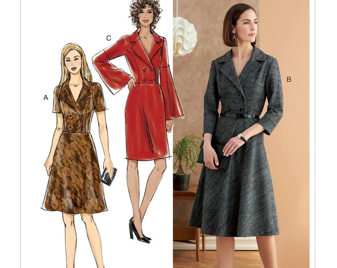 Misses' Wrap Dresses, Belt and Sash - Butterick Sewing Pattern B5030 - Etsy