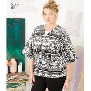 Misses Kimonos in Various Styles - Simplicity Sewing Pattern 8091 - Etsy