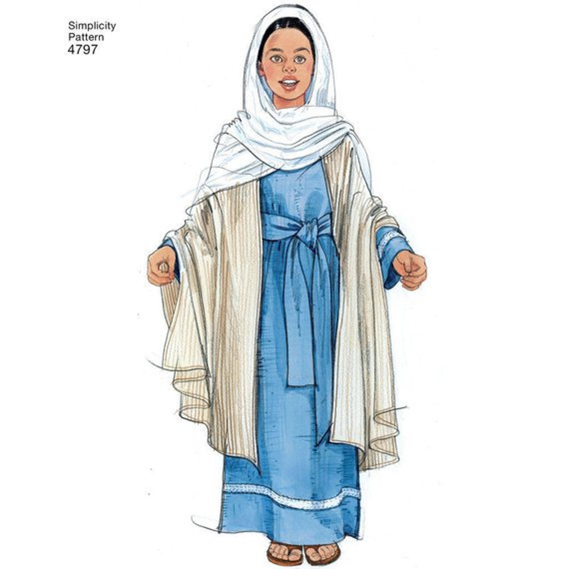 Nativity Costumes Pattern Shepherd King Angel Peasant in - Etsy