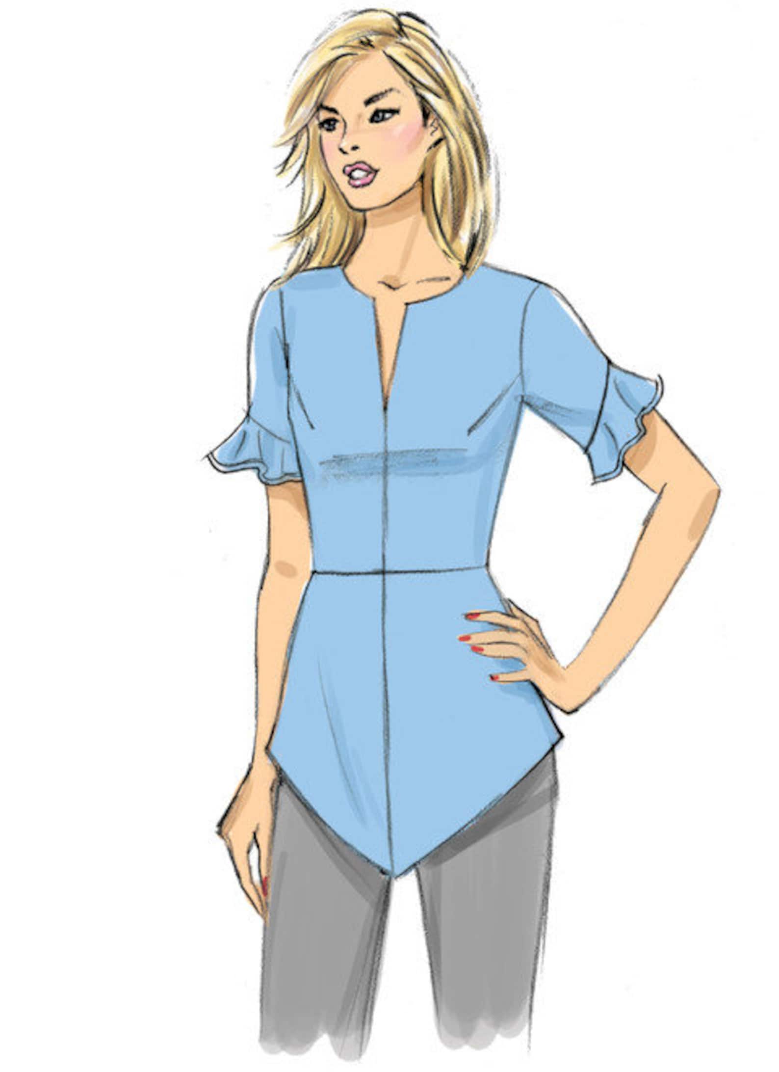 Misses' Top - Butterick Easy Sewing Pattern B6663 - Etsy