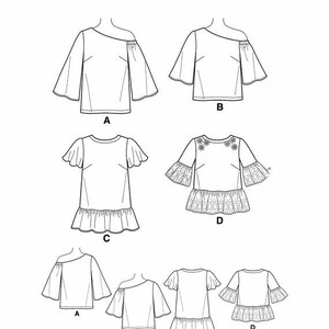 Misses’/women’s Cold Shoulder Boho Tops Each in Two Lengths With ...