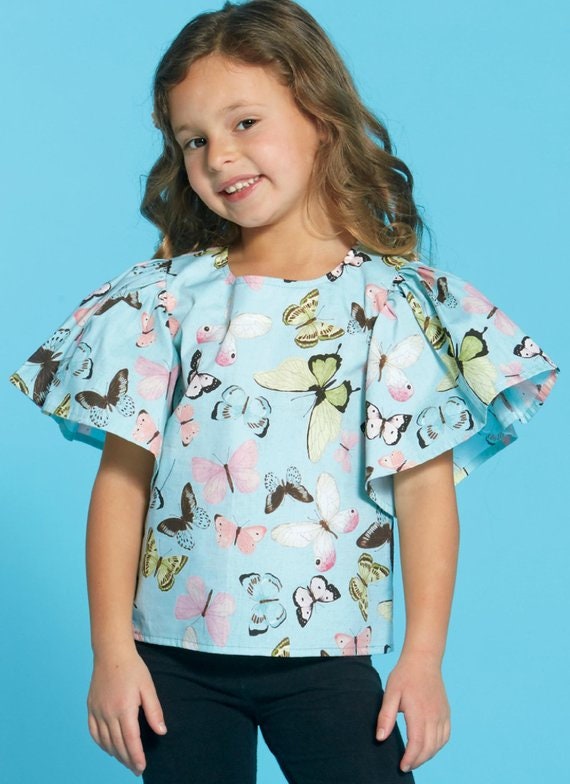 Children's/girls' Tops Girls Pullover Tops With - Etsy