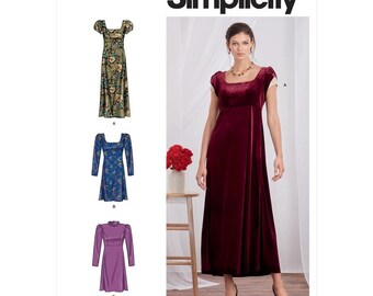 Misses' Empire Dress - Simplicity Sewing Pattern S9702 - Etsy