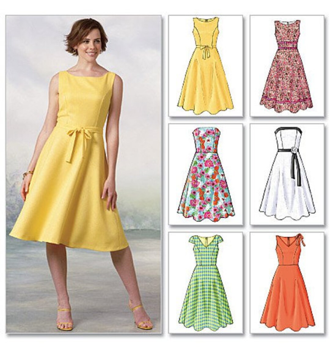 Misses' Petite Dress – Butterick Easy Sewing Pattern B4443 - Etsy