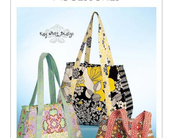 Three Sizes of Bags With Contrast Sections, Inside Pockets and Lining ...