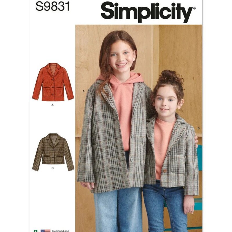 Girls Jacket Pattern - Etsy