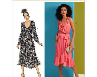 Misses' Jumpsuit and Sash With Sleeve and Length Variations Butterick ...