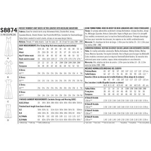 Misses'/women's Easy-to-sew Knit Dress - Simplicity Sewing Pattern S8874 - Etsy