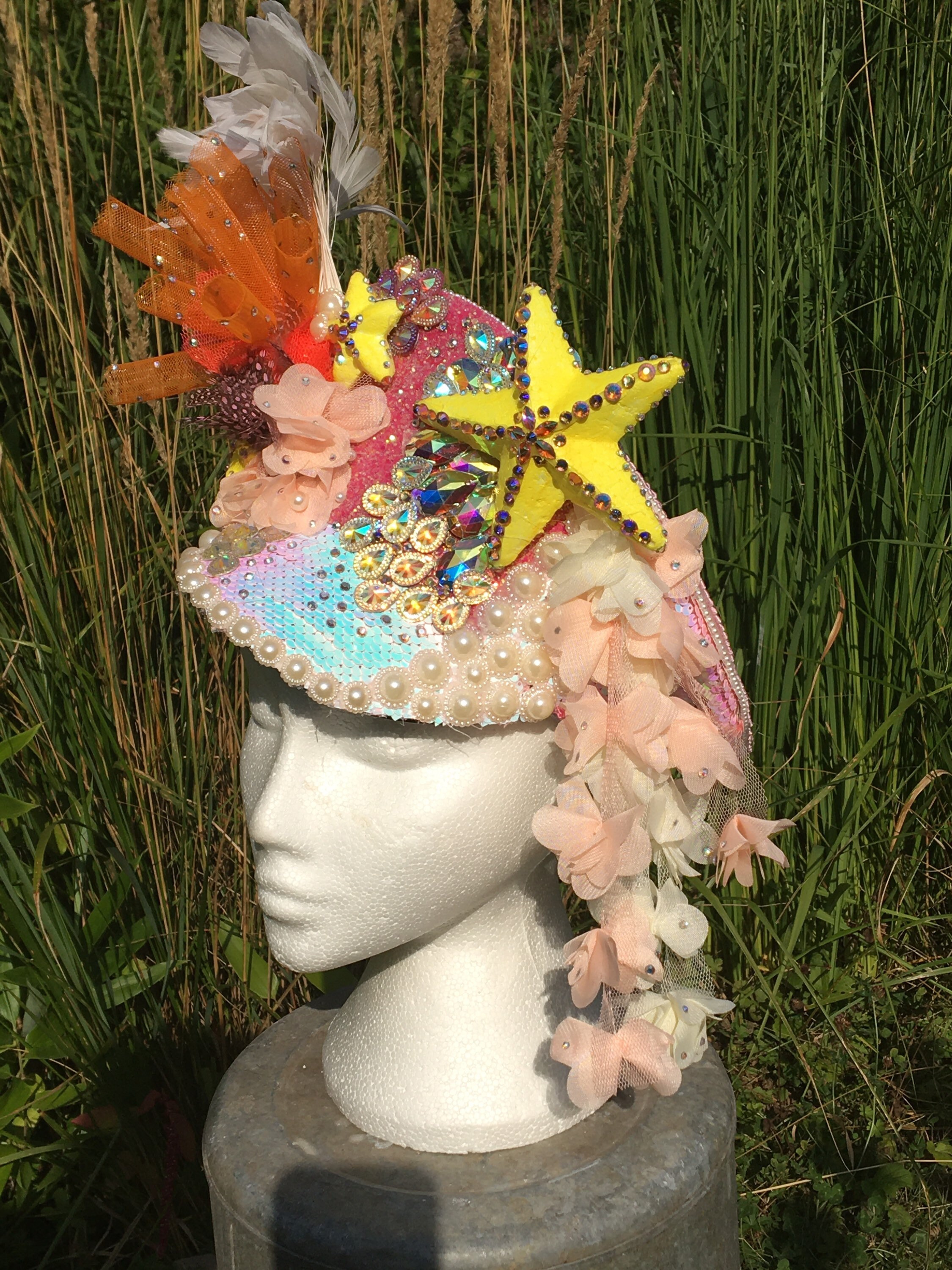 Festival Captain Hat, Coral Reef, Bespoke Piece by Carnival Designer ...