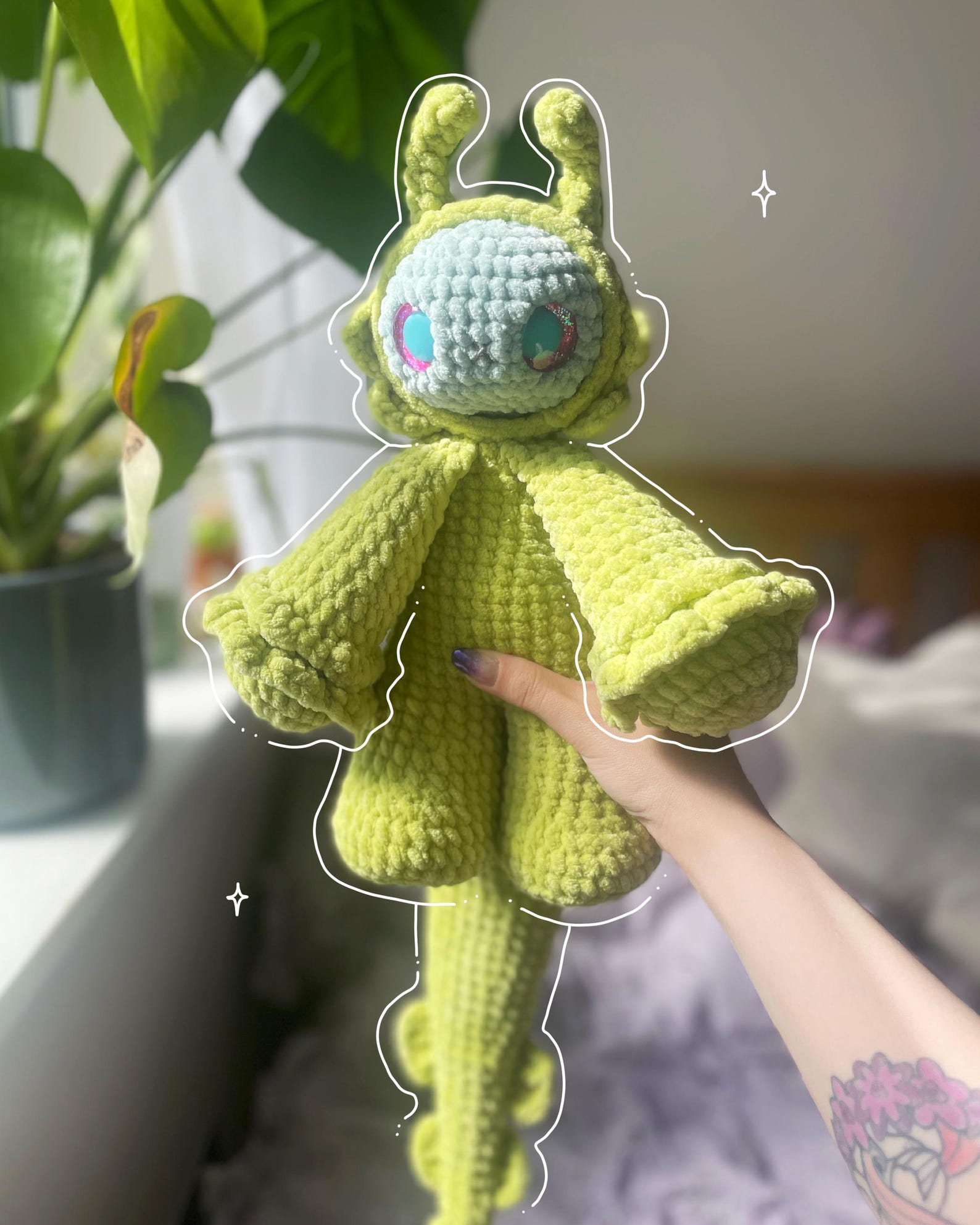 Alien Lyra Plush Crochet Pattern (PDF Digital Download) - Etsy