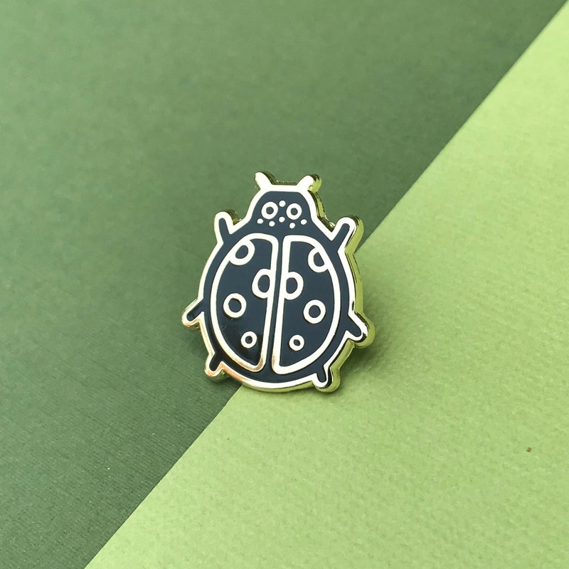Ladybug Enamel Pin - Etsy