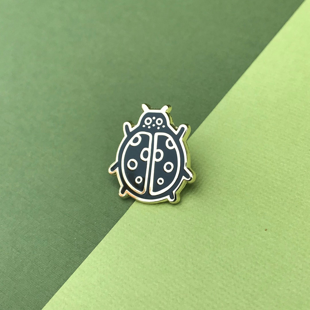 Ladybug Enamel Pin | Insect Spirit Animal Pin | Animal Lapel Pin - Etsy