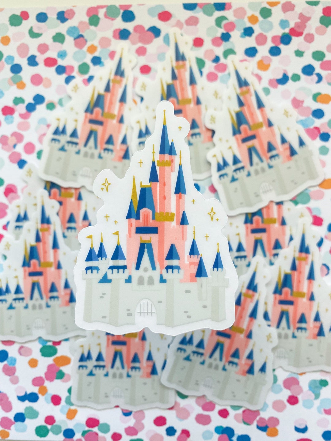 Princess Castle Sticker Disney Princess Sticker Clear Sticker Clear ...