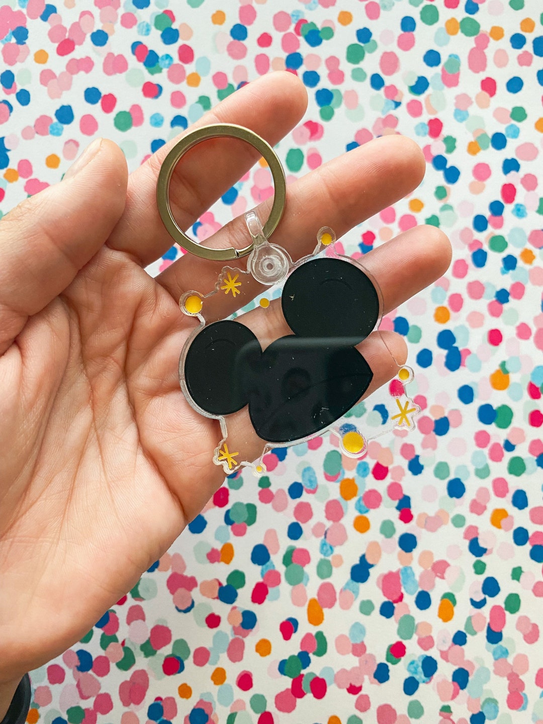 Mickey Ears Keychain | Mouse Ears | Mouse Ears Keychain | Acrylic ...