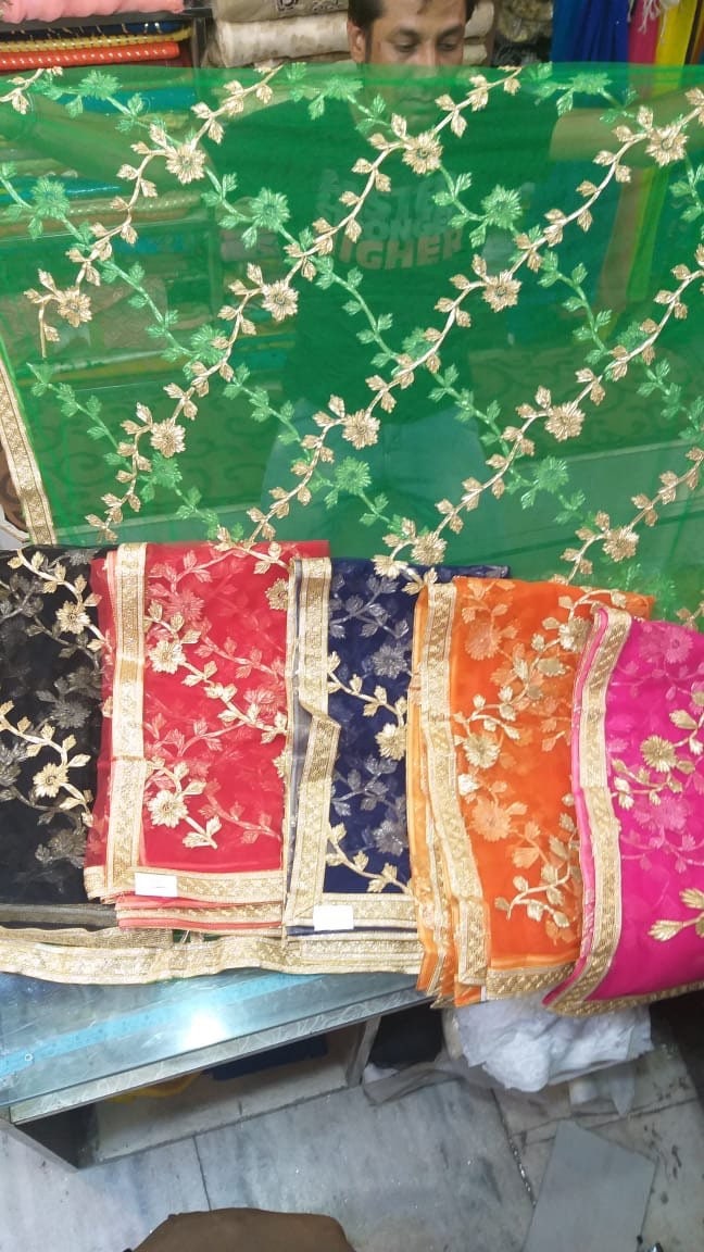 Golden Dupatta Golden scarf indian suit scarf Indian dupatta | Etsy