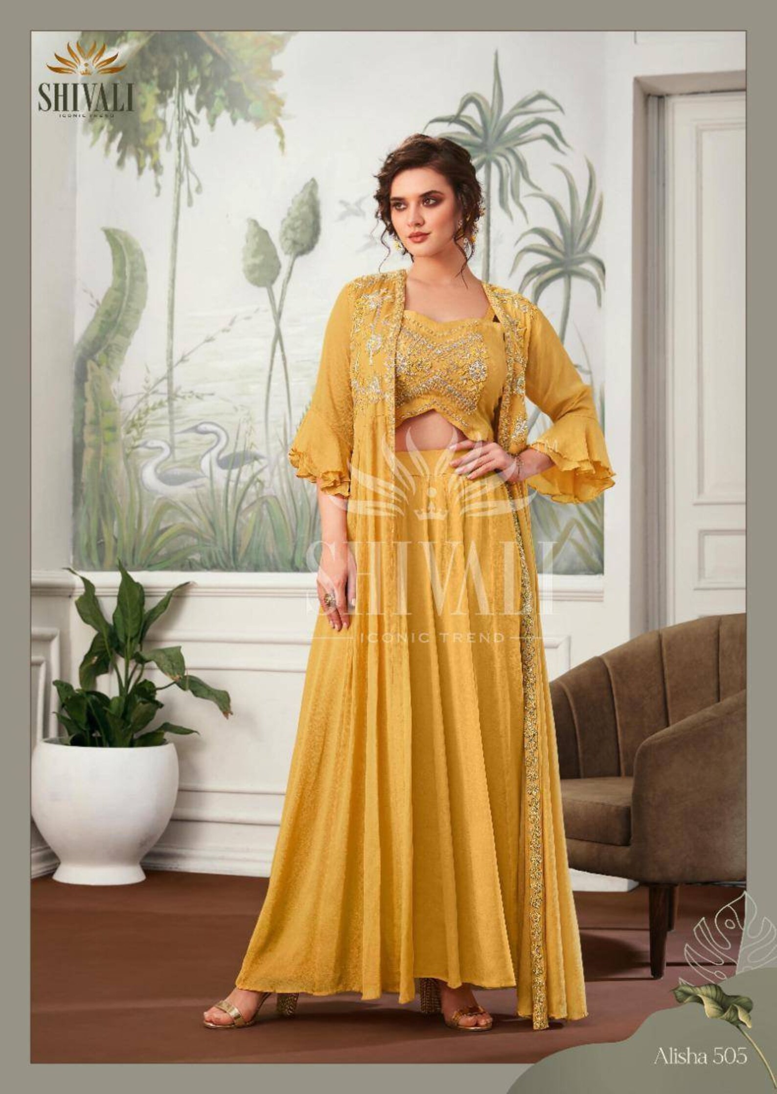 Designer Palazzo kurta jacket set Indian Pakistani wedding | Etsy