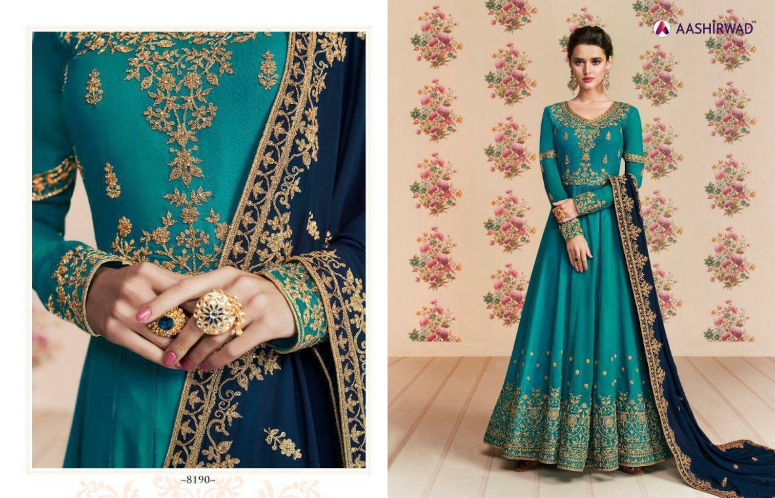 Indian Pakistani Anarkali Suit Designer Heavy Embroidery - Etsy