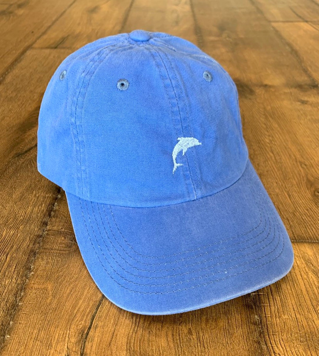 Dolphin Embroidered Baseball Cap: Customizable Soft Cotton Hat - Etsy