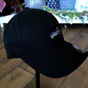 Embroidered Motorcycle Baseball Cap - Etsy