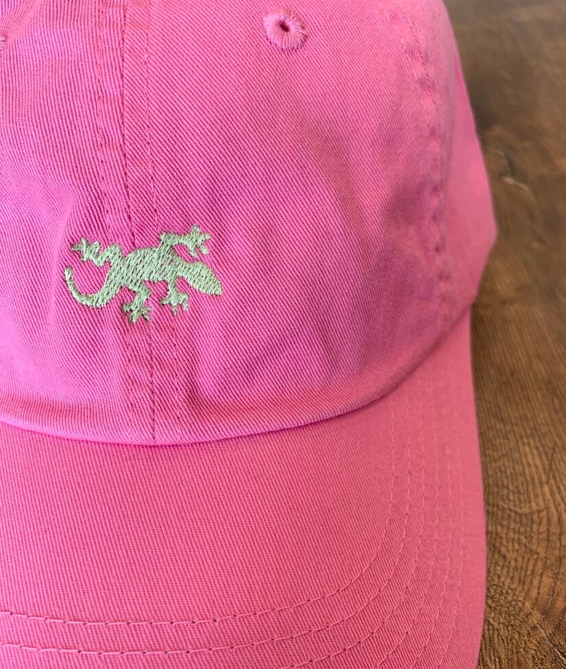 Embroidered Gecko Hat - Etsy