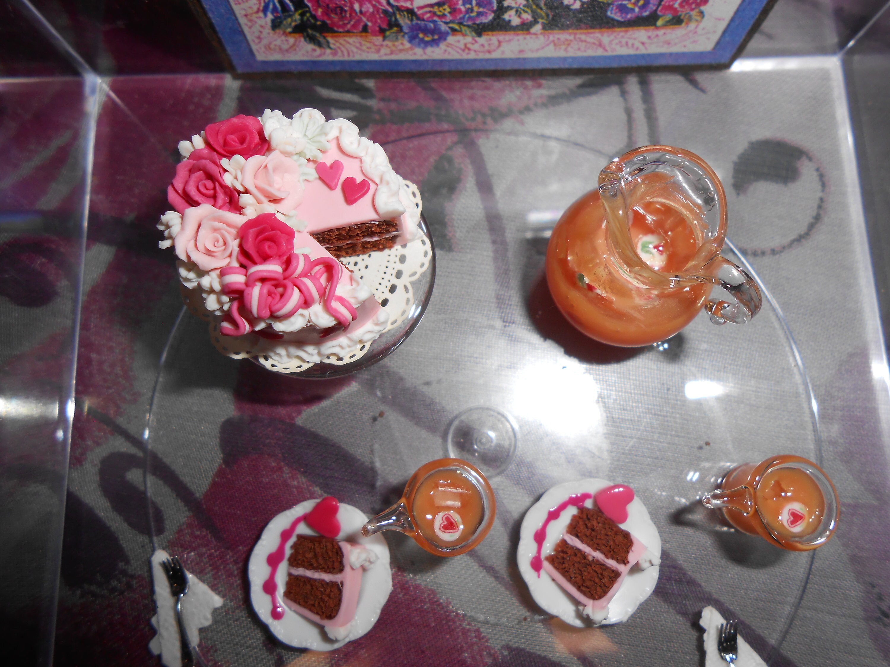 Miniature Tea Room Set 1/12 Scale - Etsy