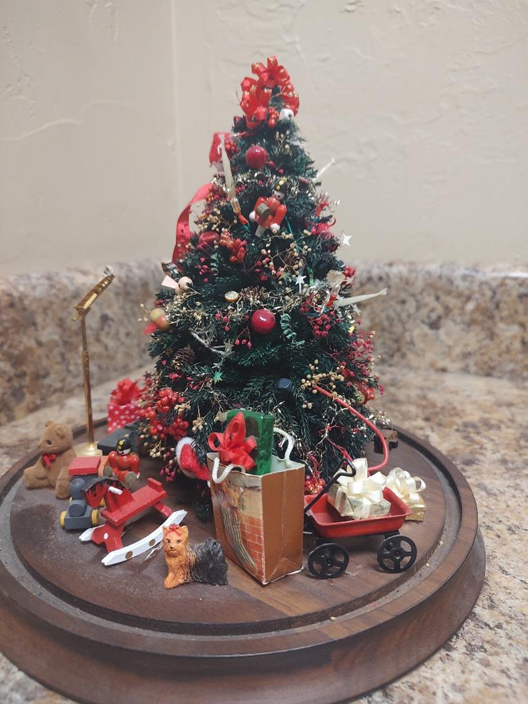 Miniature Traditional Christmas Tree - Etsy